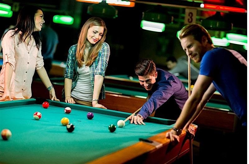 Skill exchange, friendship forever - billiards friendly competition ...