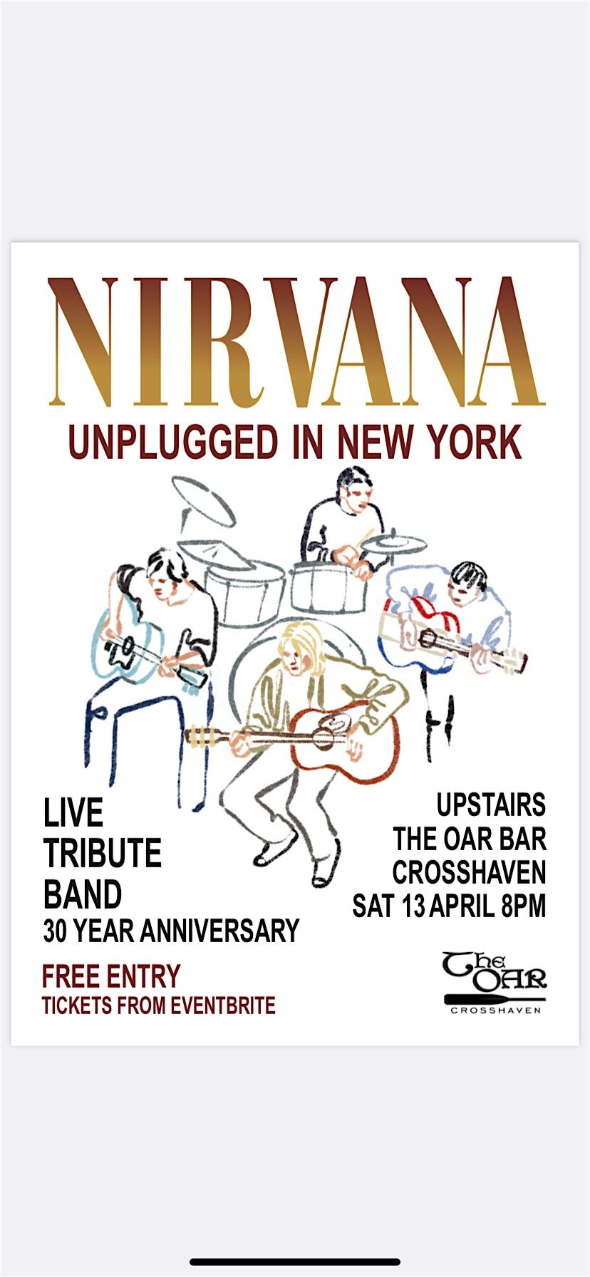 Nirvana Unplugged in New York Tribute, The Pav, Cork, 15 November 2024 ...