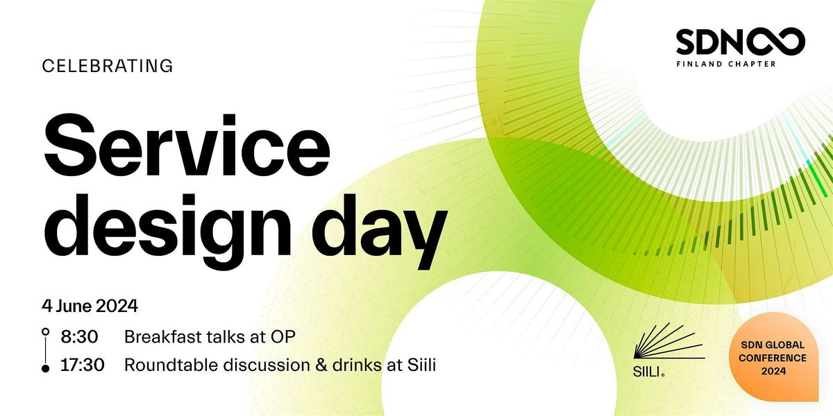 Service Design Day 2024: Roundtable discussion & drinks at Siili ...