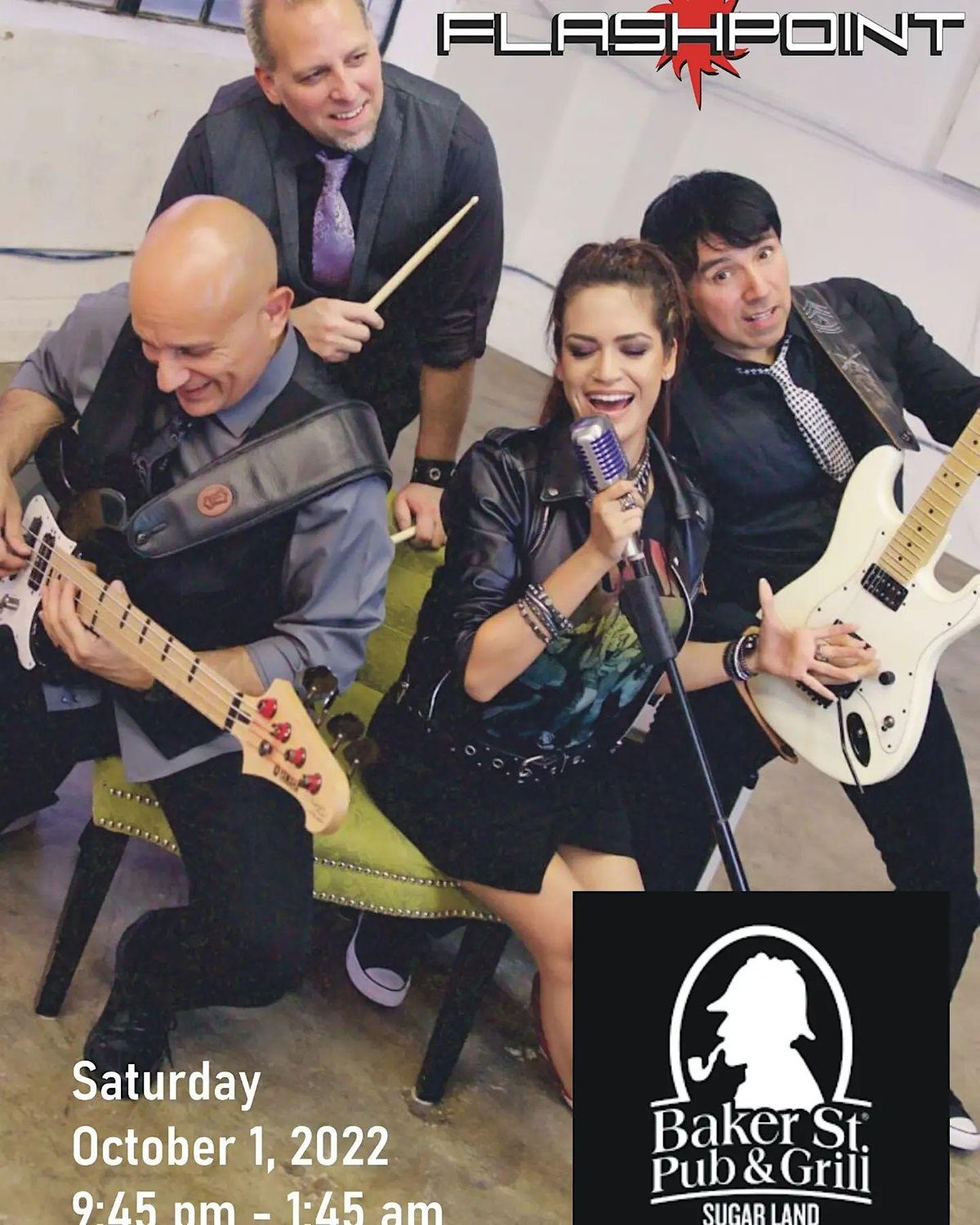 Flashpoint @ Fireside Bar & Lounge, The Moran CITYCENTRE, Houston, 16 ...