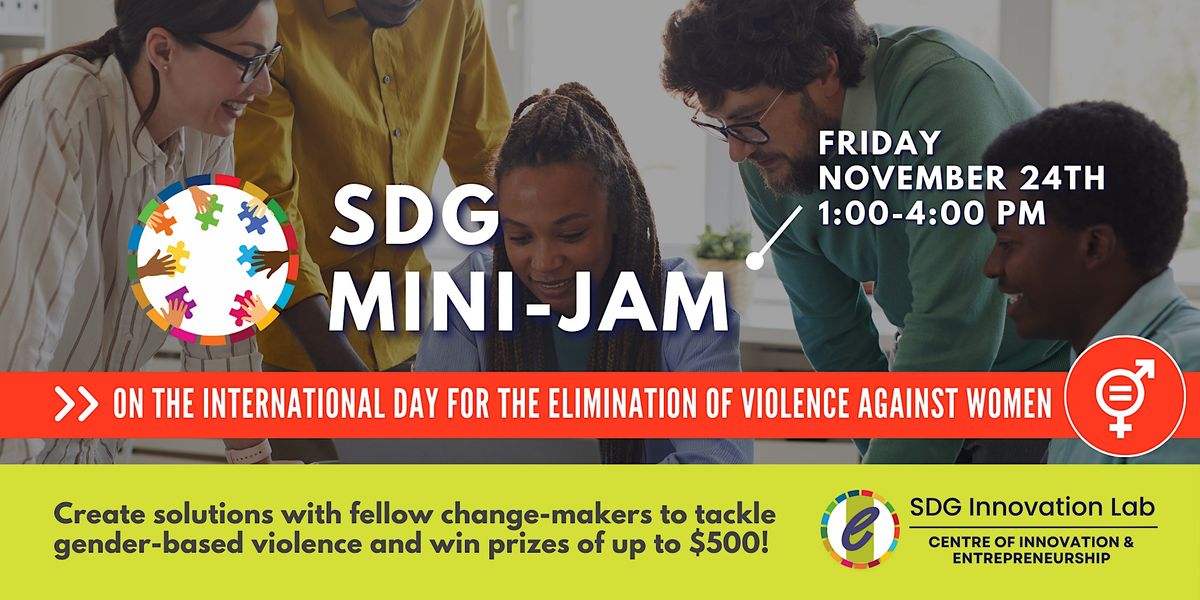 SDG Mini-Jam: International Day for Elimination of Violence against ...