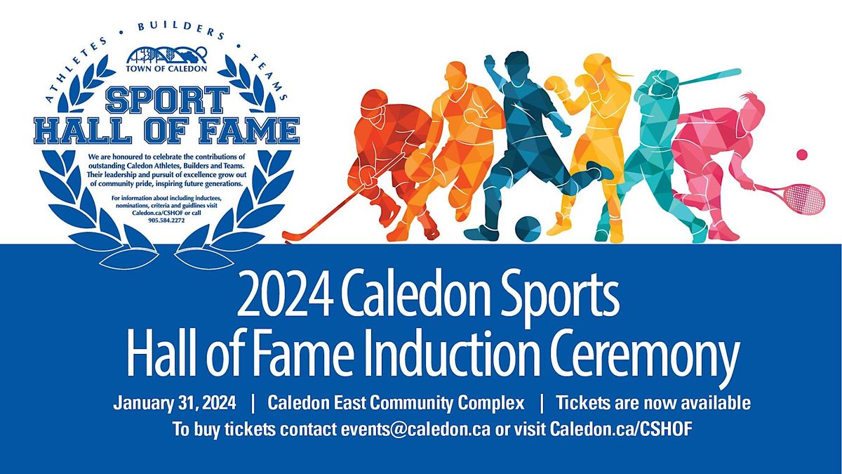2024 Caledon Sports Hall of Fame Induction Ceremony, Caledon East ...