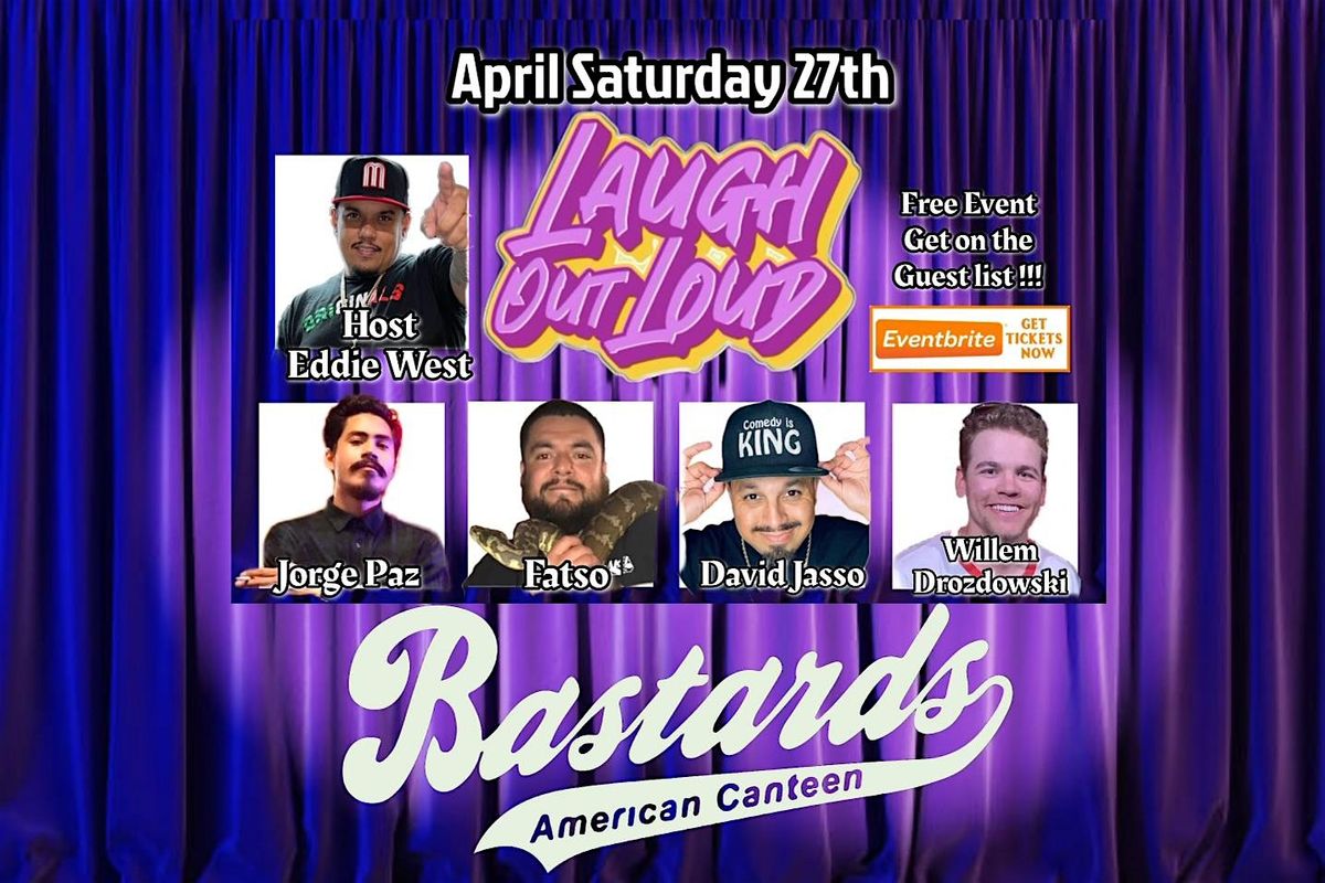 Comedy Night, Bastards Canteen, Downey, 27 April 2024 | AllEvents.in