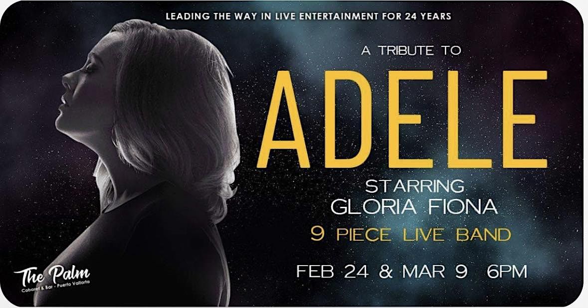 ADELE - tribute concert with Live Band, The Palm Cabaret and Bar ...
