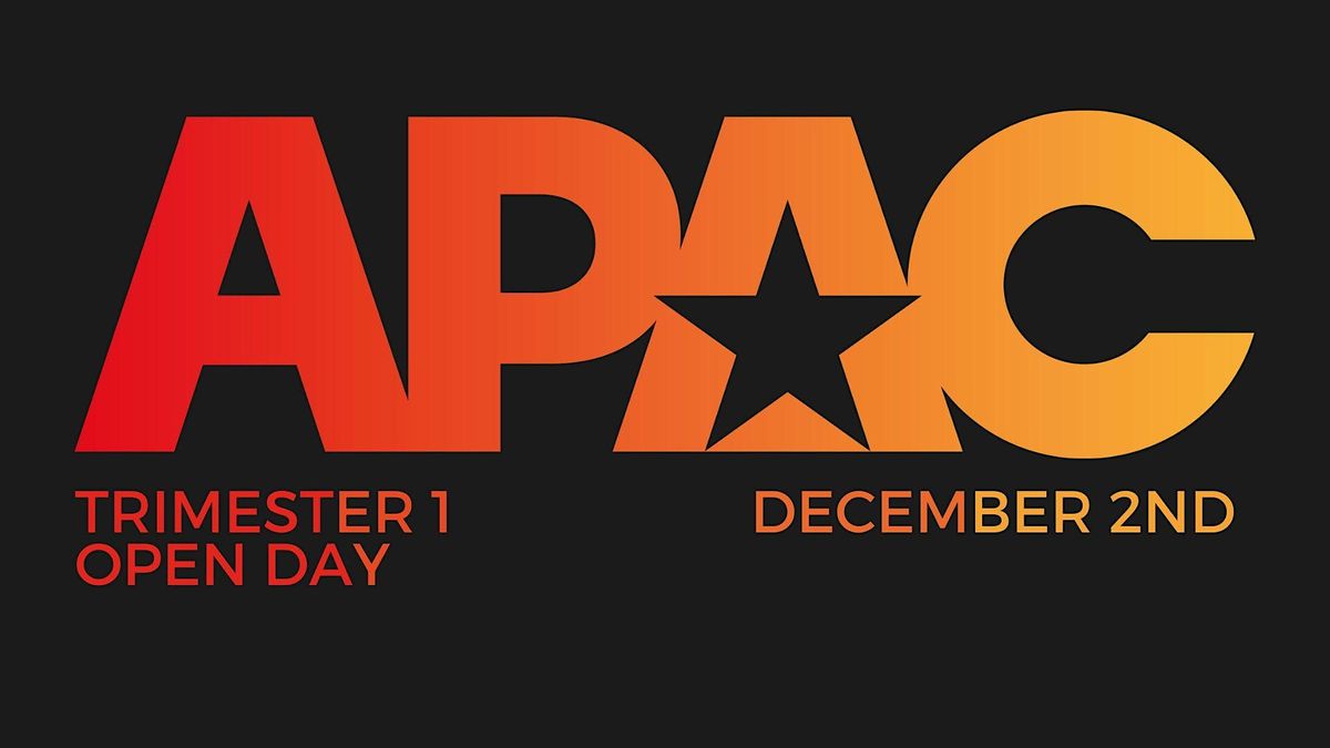 APAC Open Day, APAC, Brisbane City, 2 December 2023 | AllEvents.in