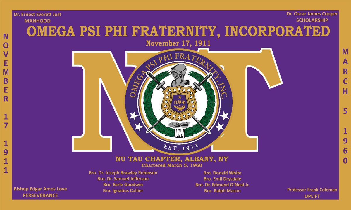 65th Anniversary Gala - Nu Tau Chapter - Omega Psi Phi Fraternity, Inc., Albany Capital Center ...