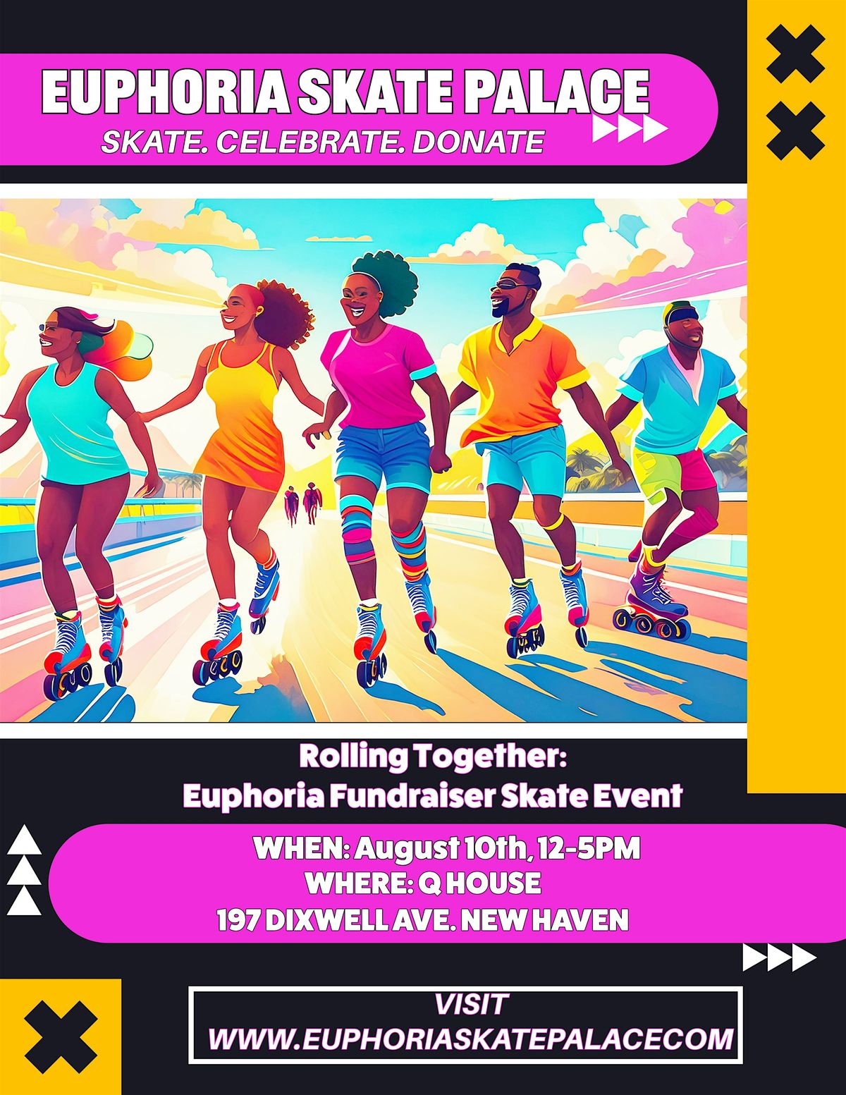 Rolling Together: Euphoria Skate Palace Fundraiser Skate Event, Dixwell ...
