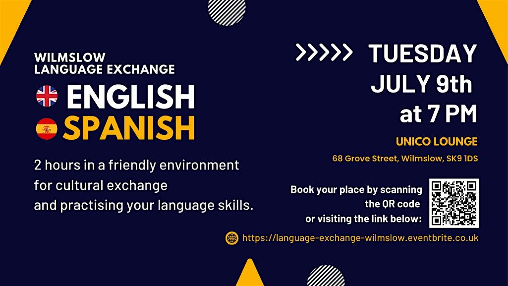 Language Exchange English/Spanish (Wilmslow), Unico Lounge, Wilmslow, 9 ...