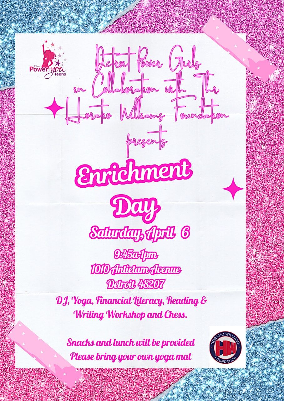 Detroit Power Girls Presents Enrichment Day, 1010 Antietam Ave, Detroit ...