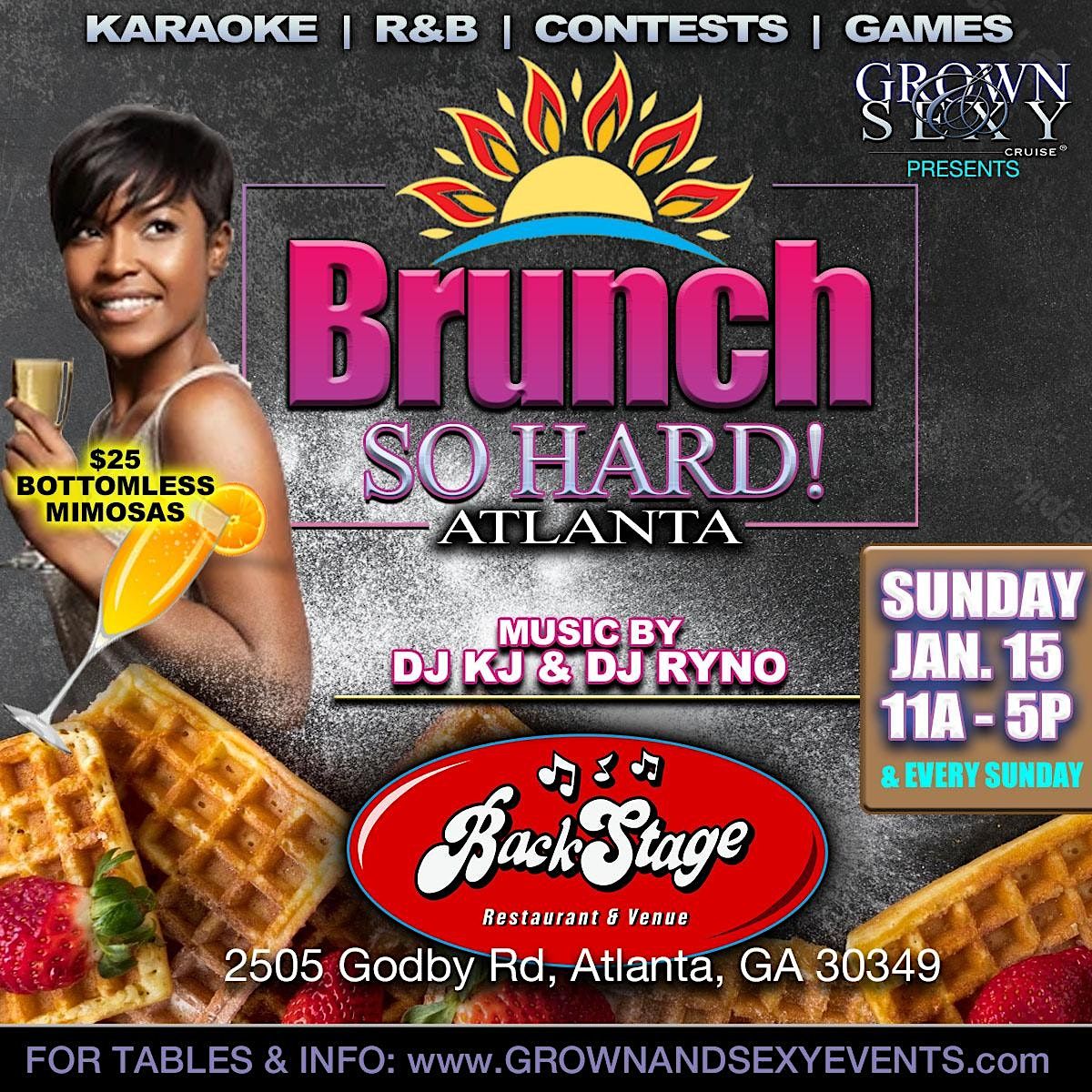 BRUNCH SO HARD | ATLANTA, BACKSTAGE ATLANTA, 2 July 2023 | AllEvents