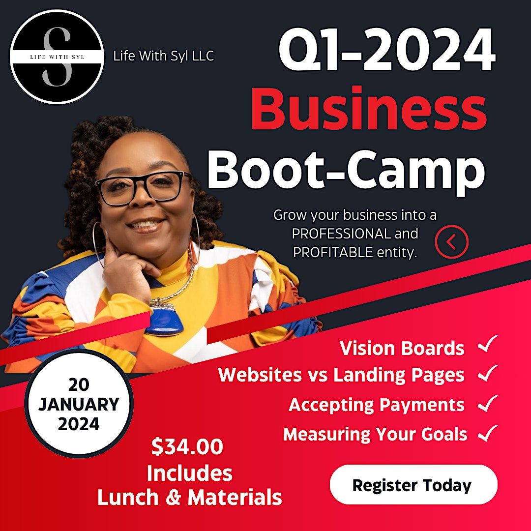 Q1-2024 Business Boot-Camp, 20 January 2024 | AllEvents.in