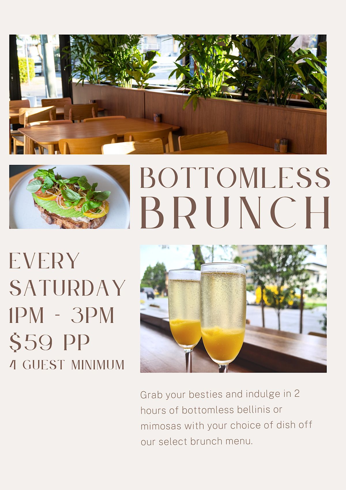 Smug Fig Bottomless Brunch Saturdays, The Smug Fig Kitchen & Social ...