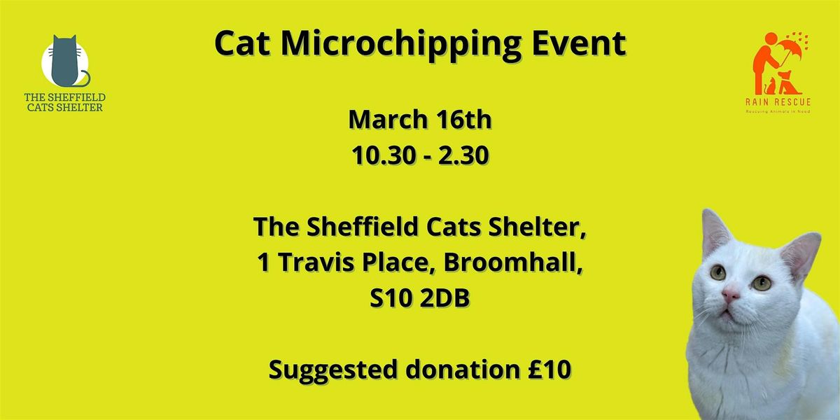 The Sheffield Cats Shelter Cat Microchipping Event, The Sheffield Cats ...