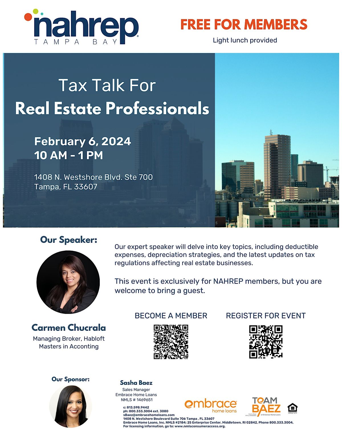 TAX TALK $$$.... FOR REAL ESTATE PROFESSIONALS, 1408 N Westshore Blvd ...