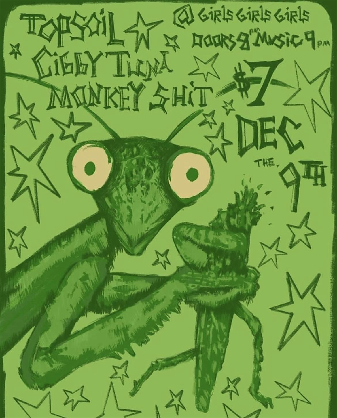 LIVE: Top Soil, Ciggy Tuna, Monkeyshit, girlsgirlsgirls Burritos ...