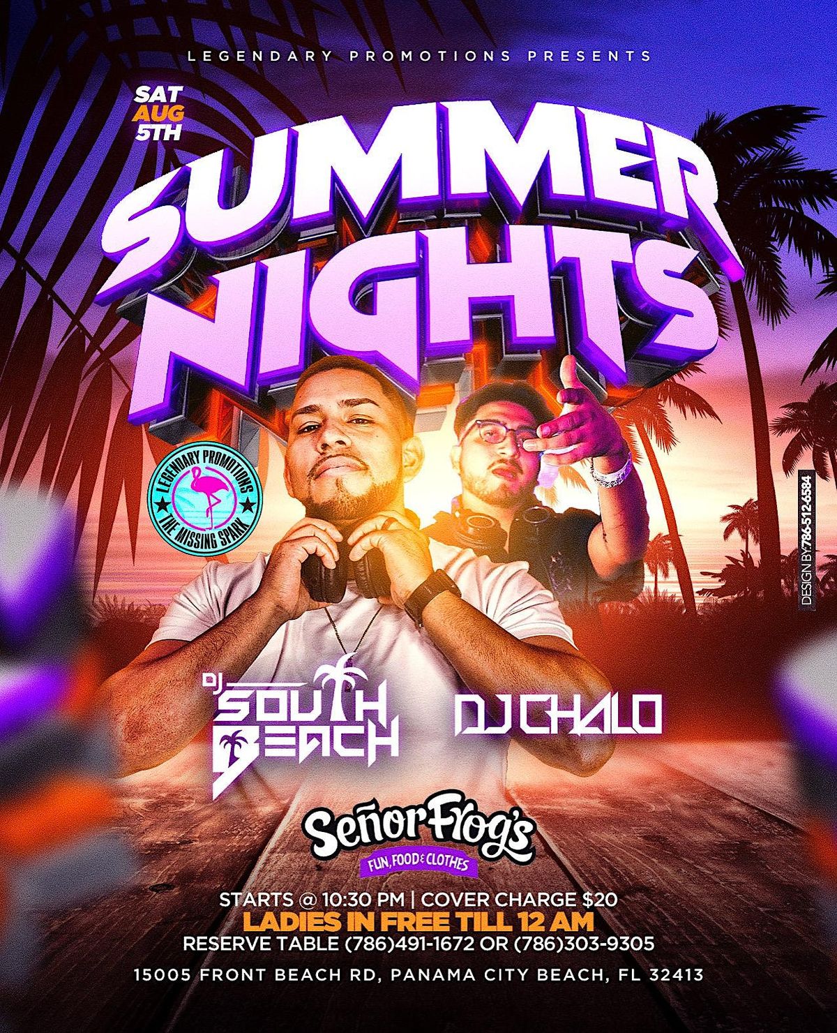 Summer Nights, Señor Frog's | Panama City Beach, 5 August to 6 August ...
