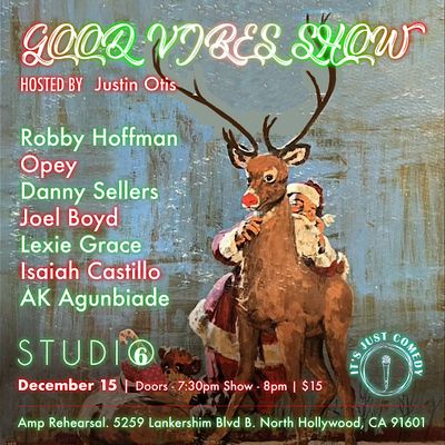Good Vibes Show, AMP Rehearsal, Los Angeles, December 15 2023 ...