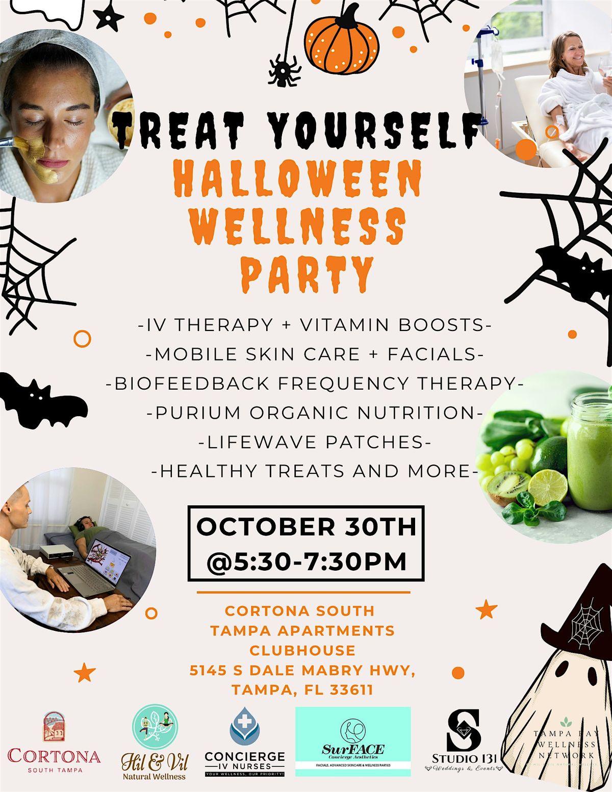 Free to Treat Yourself: Halloween Wellness Party, Cortona South Tampa ...