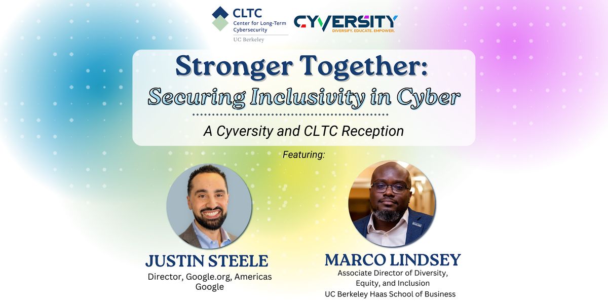 Stronger Together: Securing Inclusivity in Cyber, 1 Alumni House ...