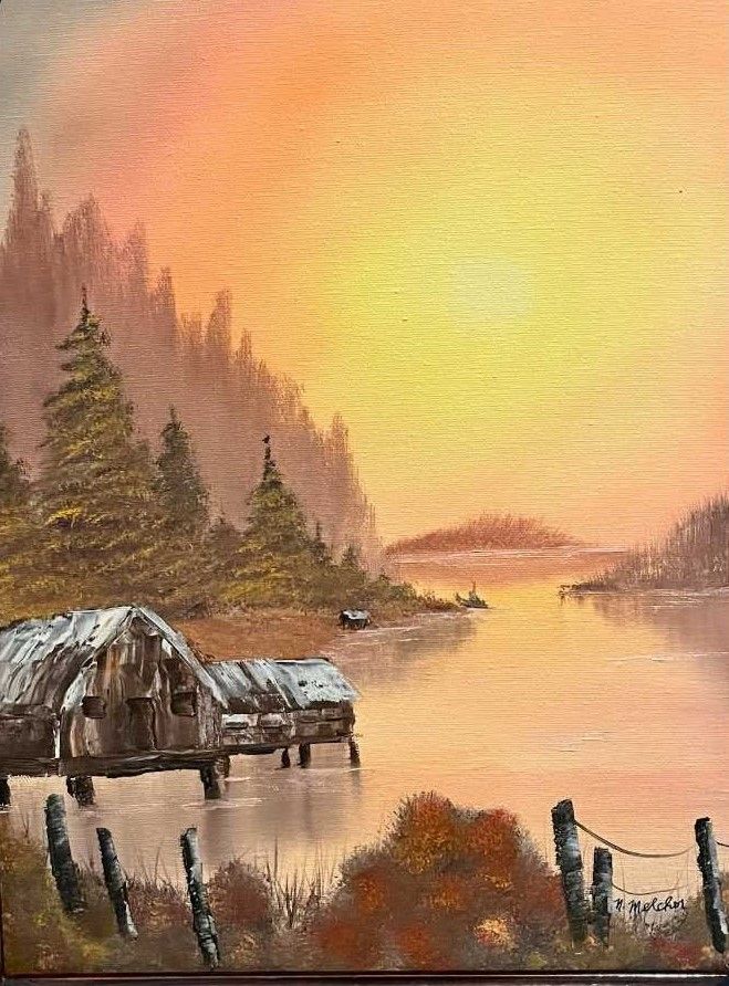 Bob Ross Oil Painting Class - 2 Day, Hinesville Area Arts Council, July ...
