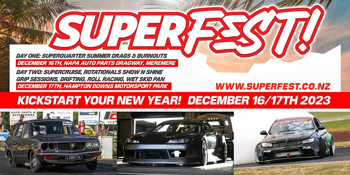 SuperFest 2023: Track & Car Culture Event, Hampton Downs Motorsport ...
