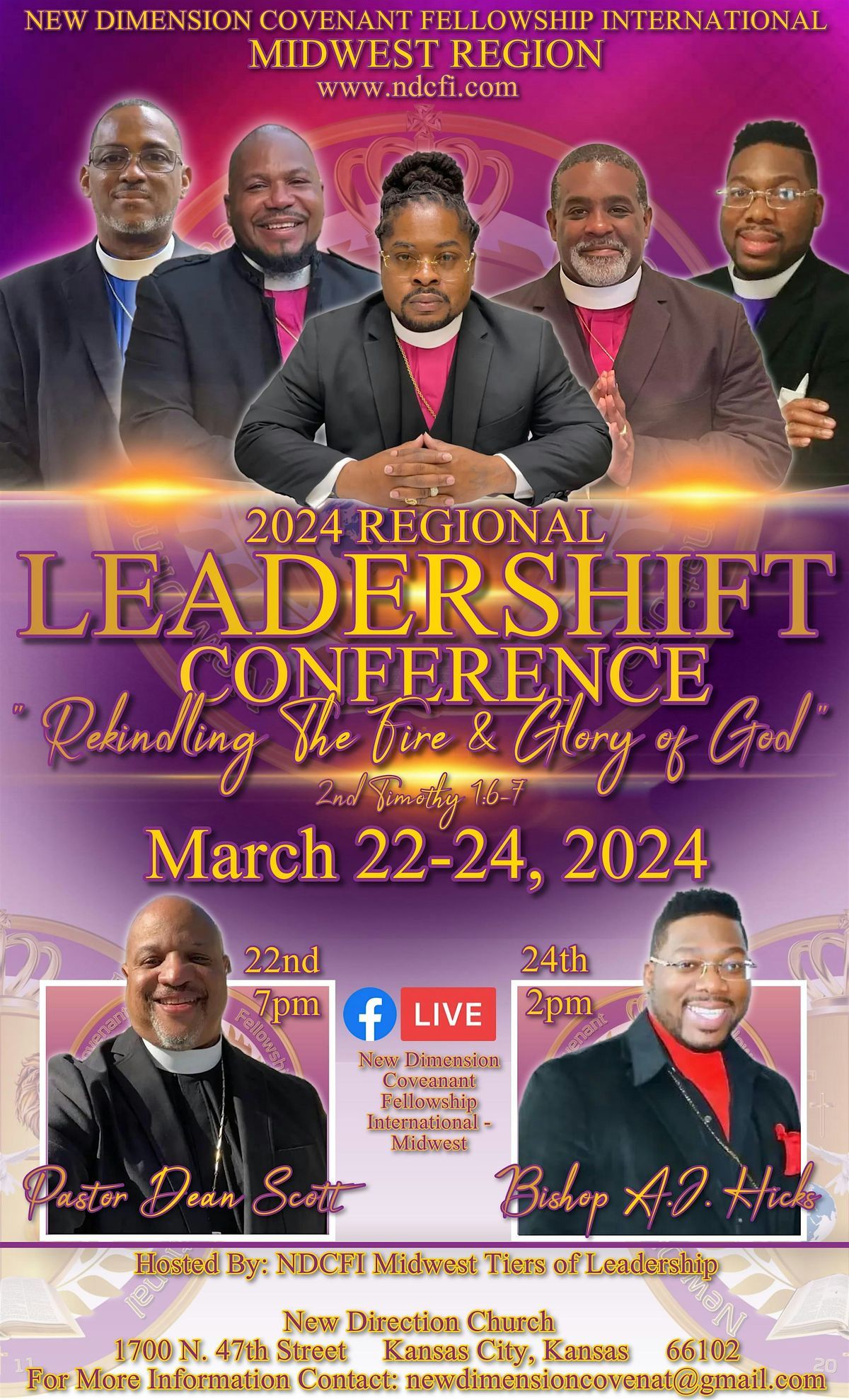 2024 NDCFI Midwest Region LeaderSHIFT Conference, New Direction Church ...