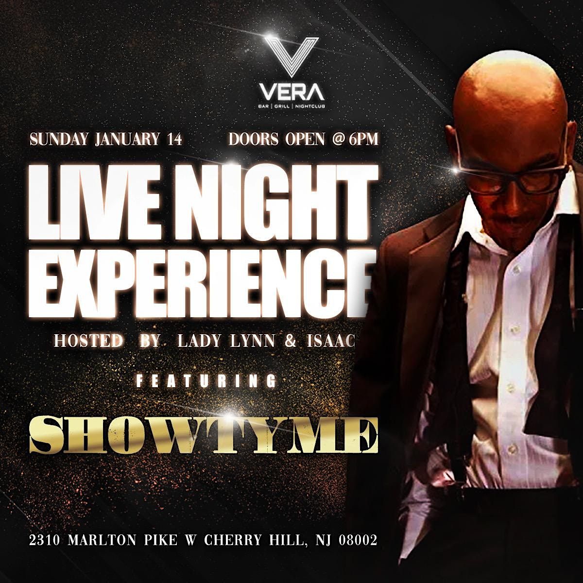 LIVE Night Experience!, Vera Cherry Hill, 16 February 2024 | AllEvents.in