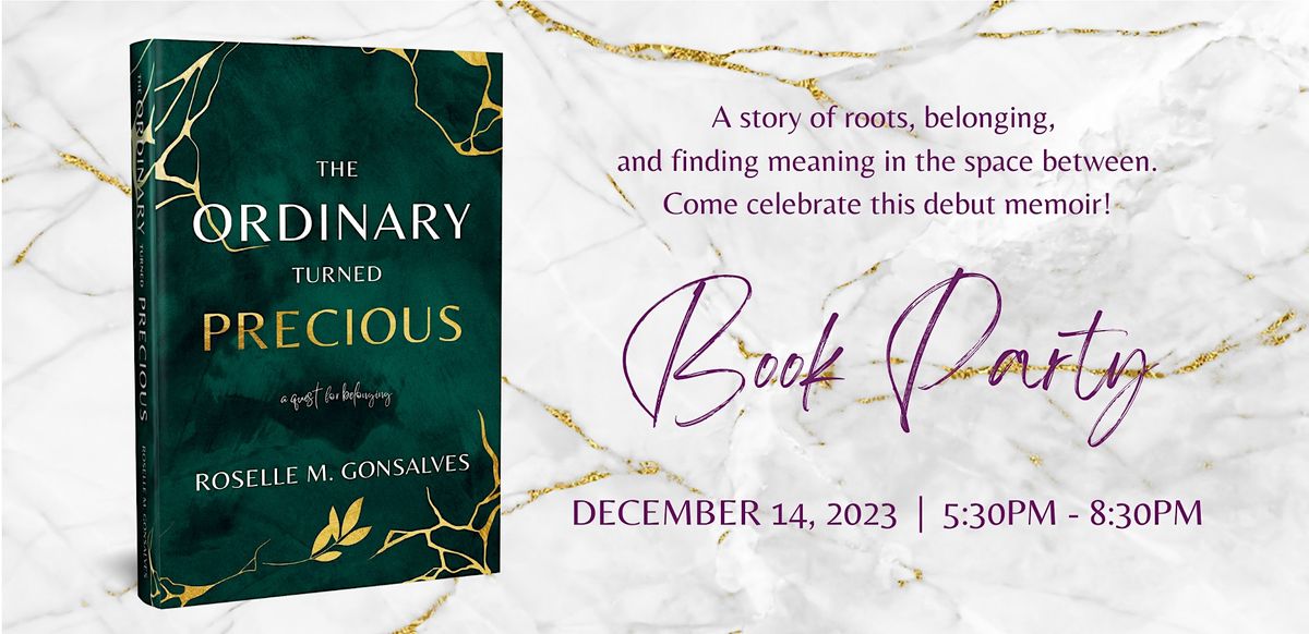 Book Party: The Ordinary Turned Precious, ATB Branch for Arts & Culture ...