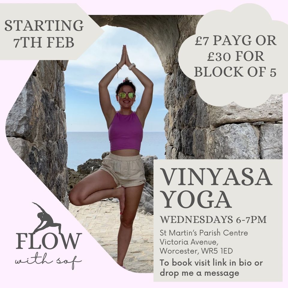 Flow with Sof - NEW yoga class , London Road Playgroup & Preschool, Worcester, 7 February 2024 ...