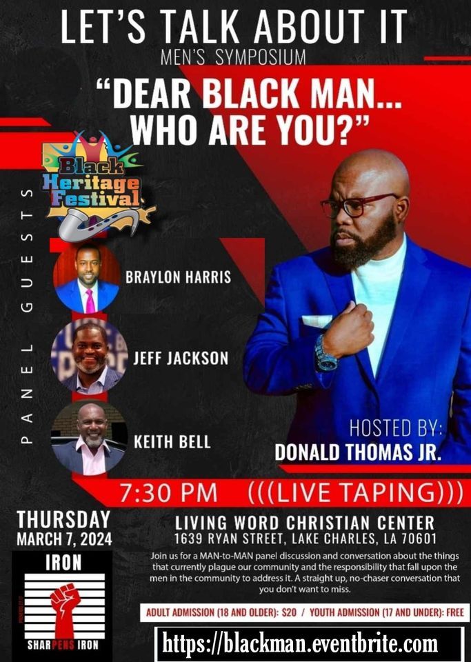 DEAR BLACK MAN....WHO ARE YOU? (Mens Symposium) , Living Word Christian ...