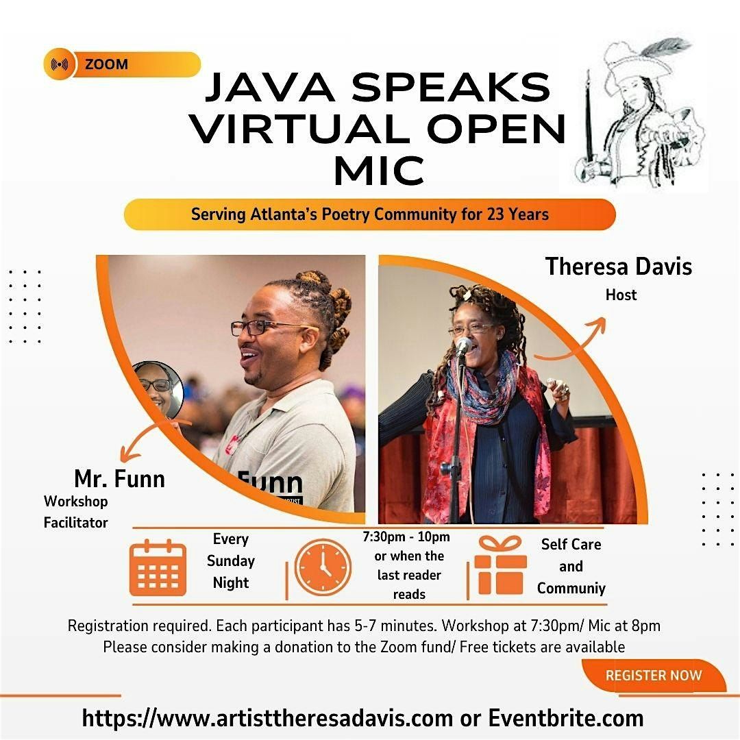 Java Speaks Virtual Open Mic, April 21 2024 | Online Event | AllEvents