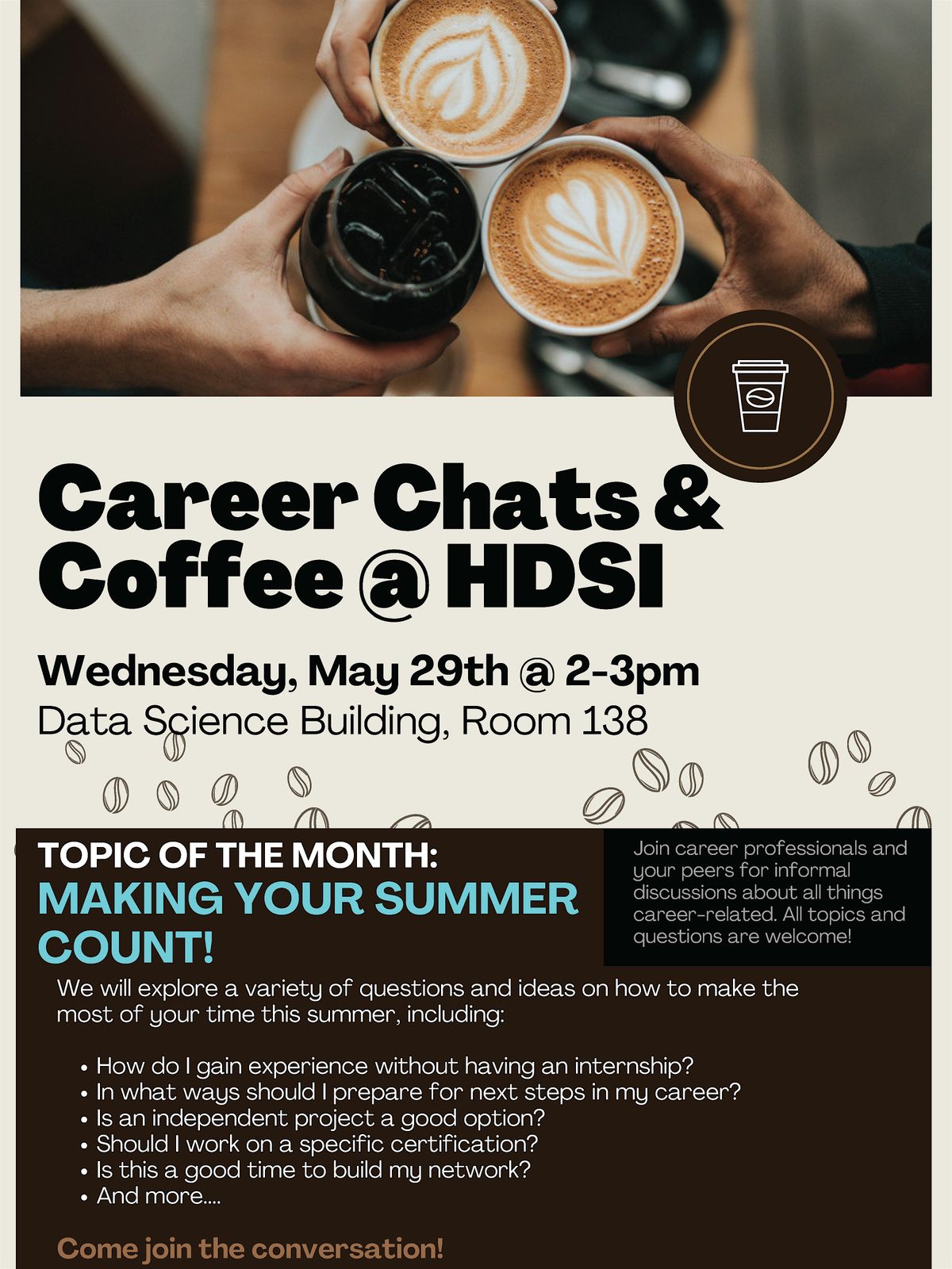 Career Chats & Coffee Topic: Making your summer count!, Halıcıoğlu Data ...