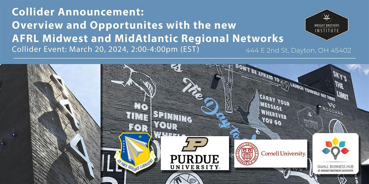 Overview and Opps with the new AFRL Midwest & MidAtlantic Regional ...