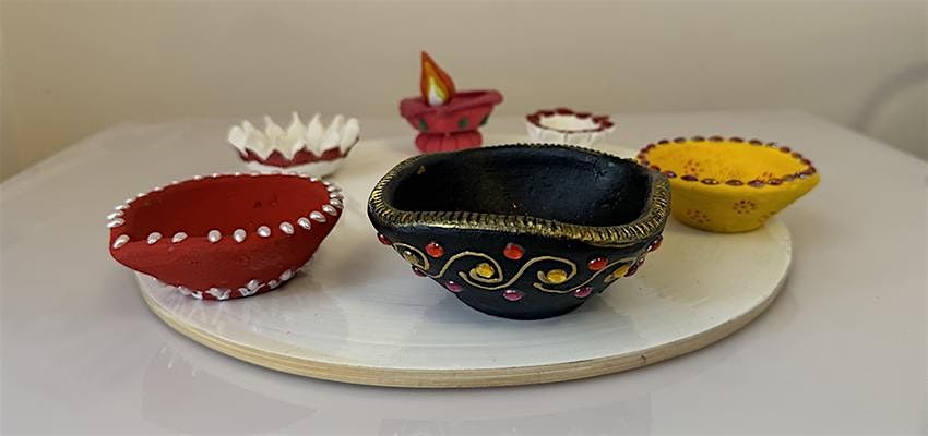 Children and adults workshop | Diya art/Tea-light with artist Madhu ...