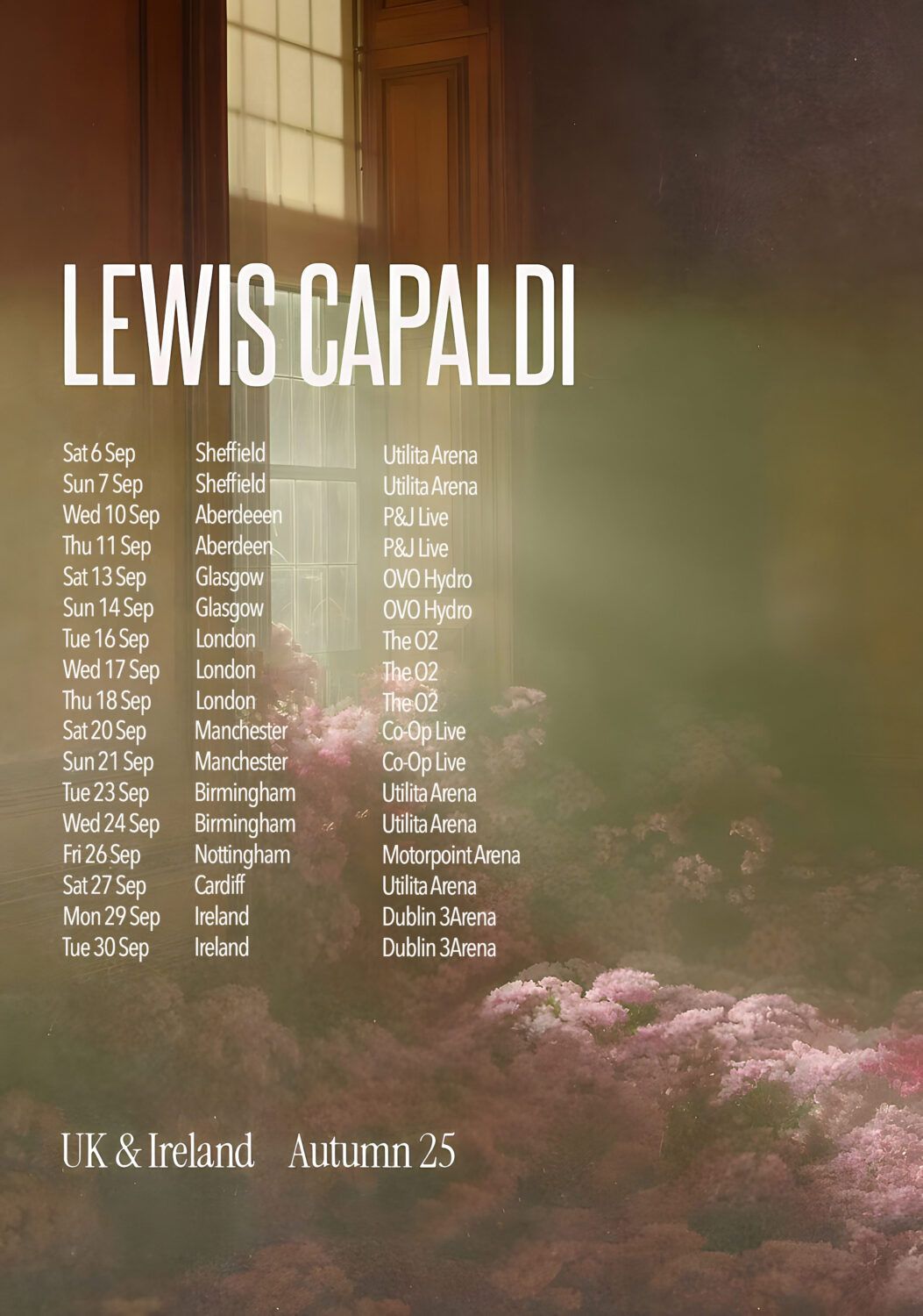 Lewis Capaldi Belfast Tickets, Boucher Playing Fields, Belfast, 20 ...