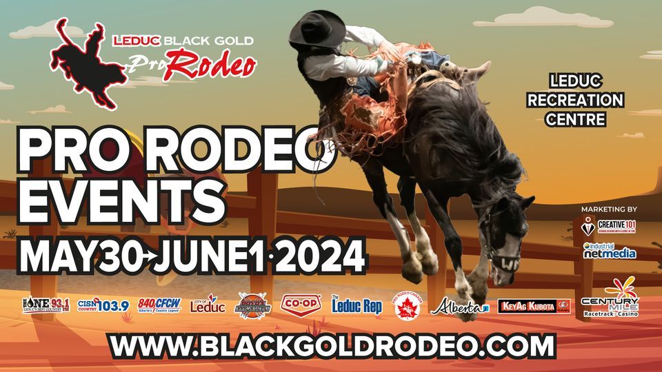 Leduc Black Gold Pro Rodeo Events 2024, Leduc Recreation Cntr, Leduc ...