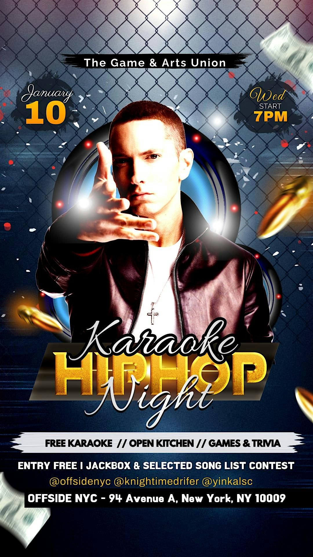 Wed Karaoke - 2000s Hip Hop Night @ OffsideNYC, Offside NYC, Avenue A ...