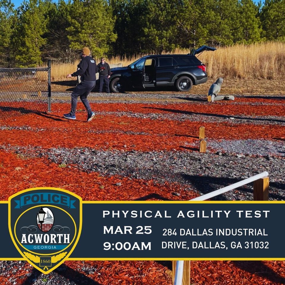 Physical Agility Test, Paulding County Sheriff's Office Training Center ...