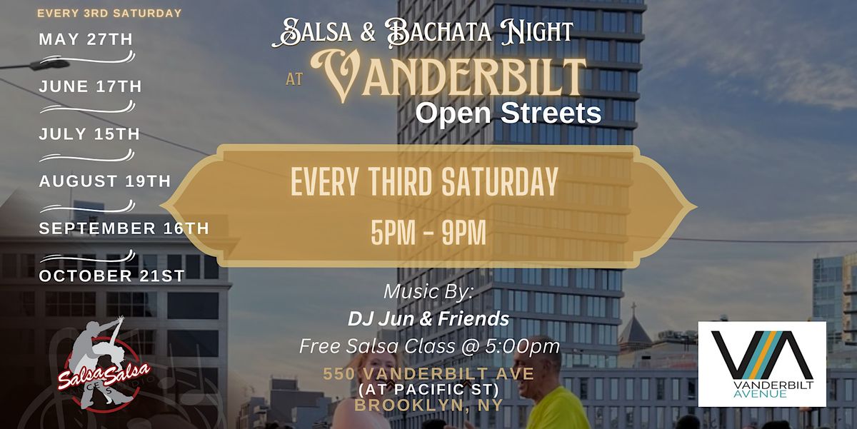 Free Outdoor Salsa Party @ Vanderbilt Avenue, Beer Street South ...