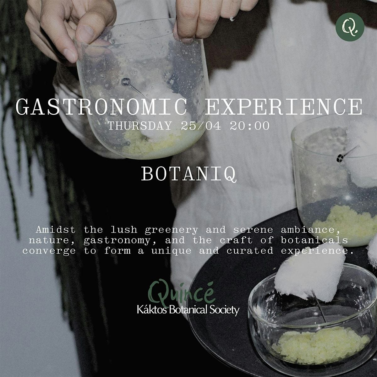 QUINCÉ X KAKTOS BOTANICAL SOCIETY : BOTANIQ, Kaktos Botanical Society ...