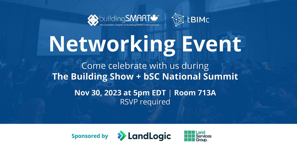 bSC National Summit Networking Event - tBIMc event sponsored by ...