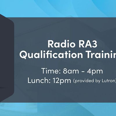 RadioRA 3 Qualification Training - Eden Prairie, Snap One Partner Store, Eden Prairie, August 22 ...