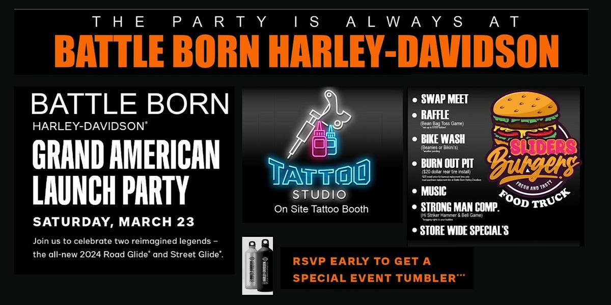 2024 Grand American Launch Party, Battle Born Harley-Davidson, Carson ...