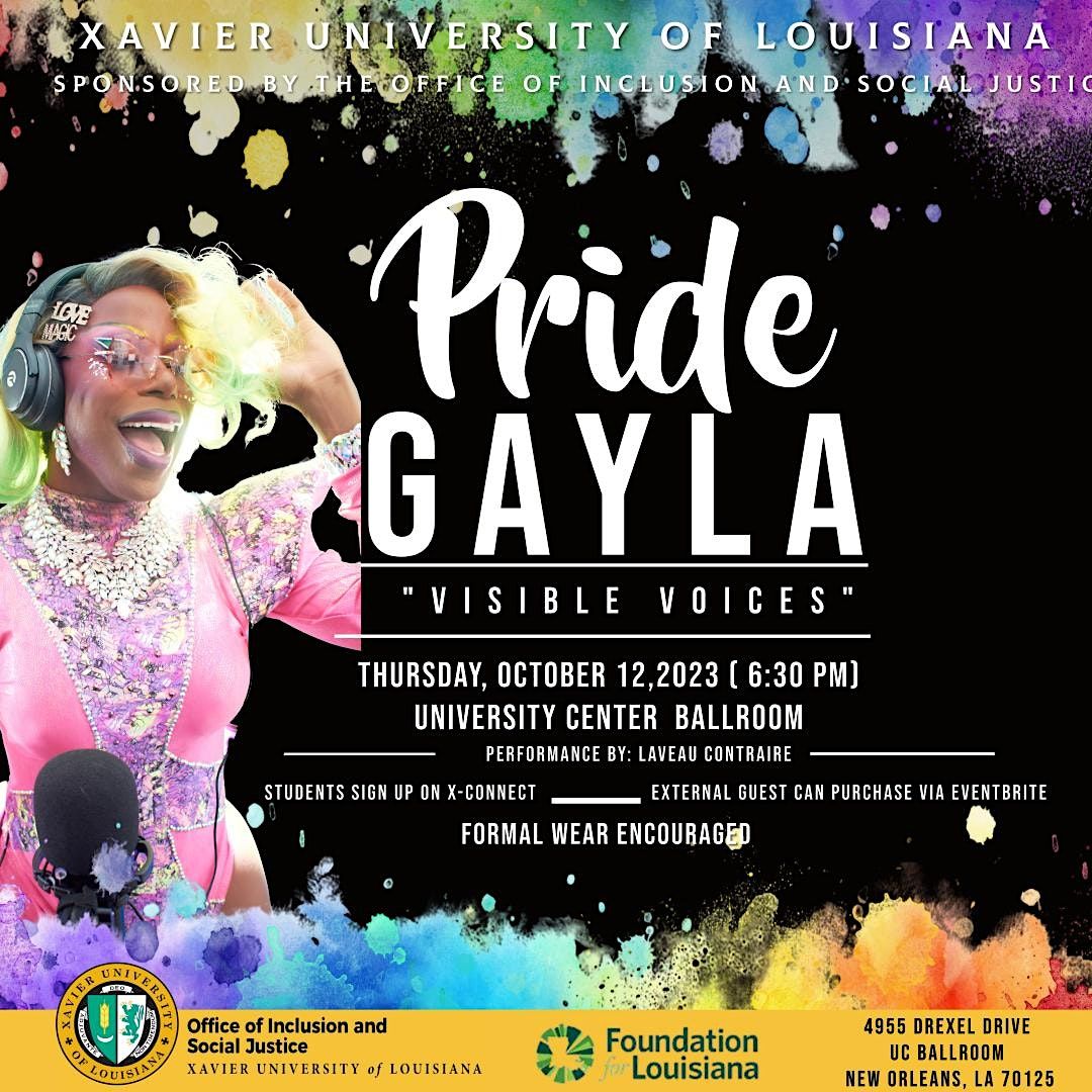 2023 Xavier University of Louisiana annual Pride Gayla, Xavier ...