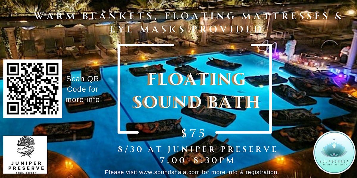 Floating Sound Bath - In the Pool at Juniper Preserve, Juniper Preserve ...