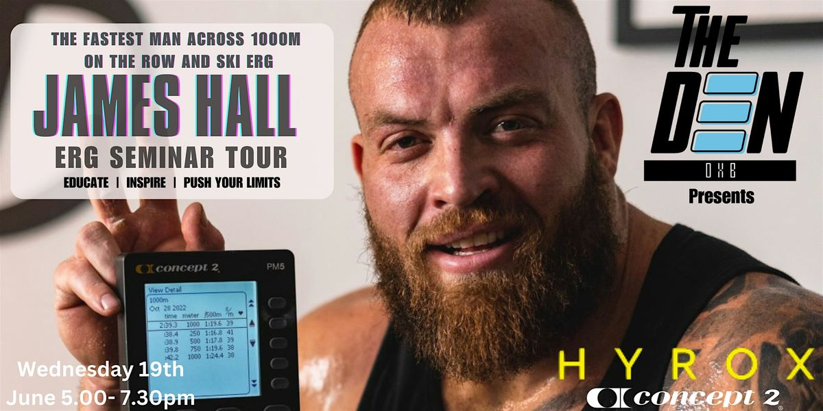James Hall Erg Seminar x The Den, Dubai, The Den DXB, دبي, 19 June 2024 ...