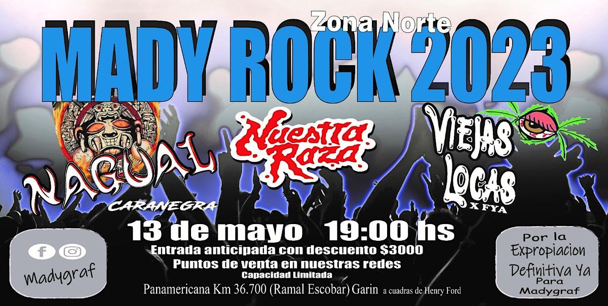 MADY ROCK 2023, MadyGraf LTDA., Garin, 13 May to 14 May | AllEvents.in