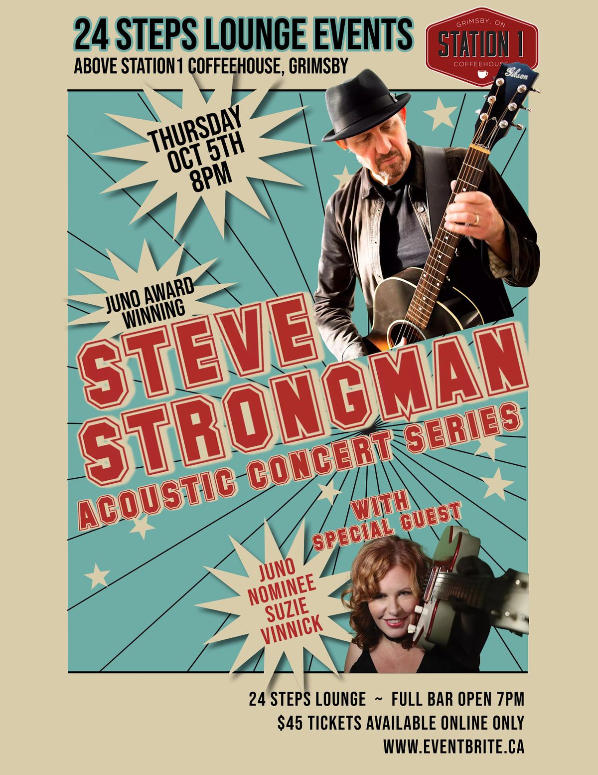 Steve Strongman Acoustic Concert Series with Special Guest Suzie ...