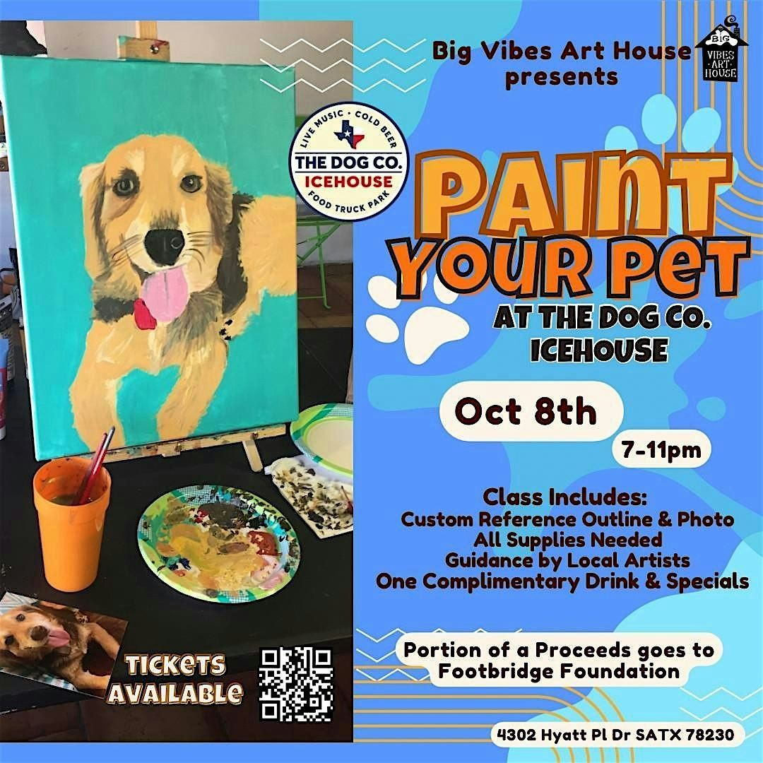 Paint Your Pet at The Dog Co Icehouse, The Dog Co. Icehouse, San Antonio, 8 October 2024 ...