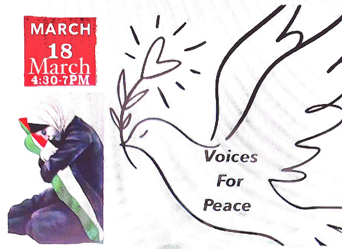 Voices for Peace Gathering - Fundraiser for the children of Gaza ...